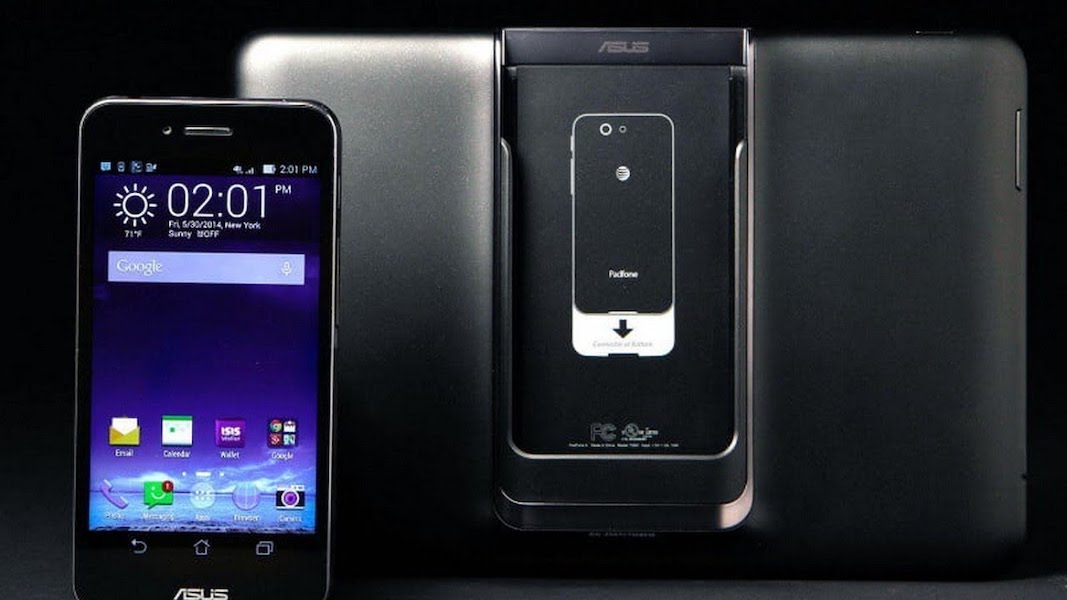 Asus launched the PadFone, a smartphone-tablet- netbook hybrid for the ...