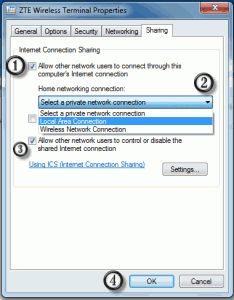 How to Share Wireless Internet Connection on LAN Using Ethernet ...