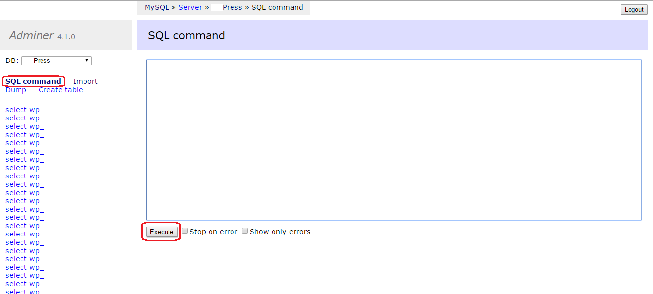 Import Database Without phpMyAdmin | Run SQL Queries Without phpMyAdmin ...