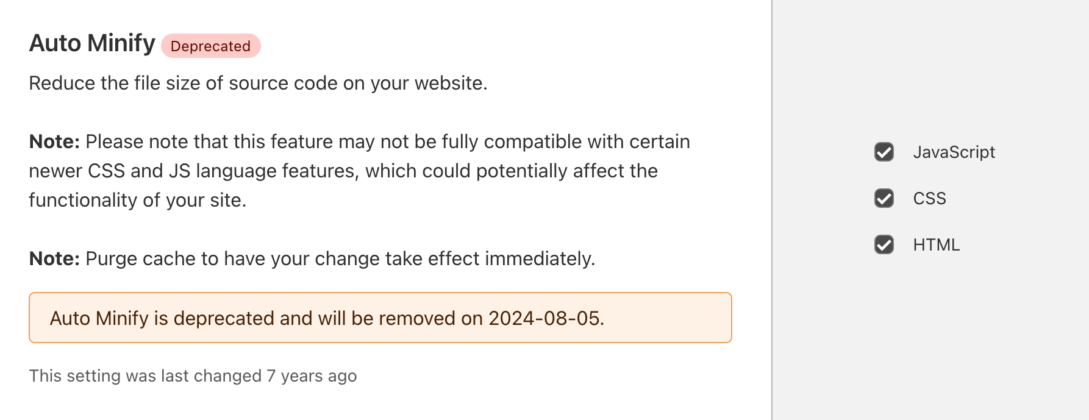Cloudflare To Deprecate Auto Minify Feature On August 5, 2024 - techinfoBiT